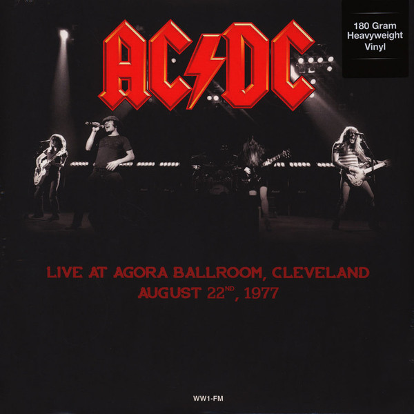 Live at agora ballroom cleveland 22 august 1977 (lp) de Ac/Dc, 33T chez adrenalyn - Ref:119922468